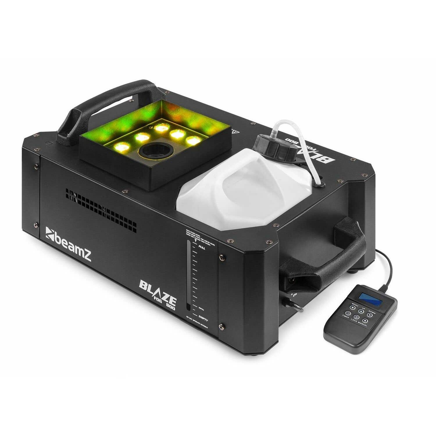 BeamZ BLAZE800 - Machine à Fumée Verticale et Horizontale RGBA DMX ...